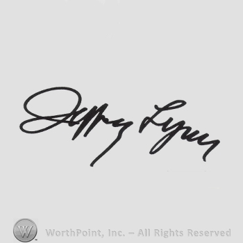 Mark with Signature: Jeffrey Lynn. | #563160