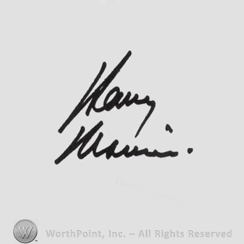Mark with Signature: Henry Mancini. | #563171