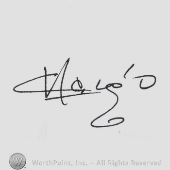 Mark with Signature: Margo. | #563175