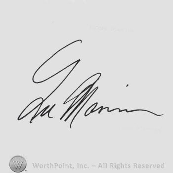 Mark with Signature: Lee Marvin. | #563185