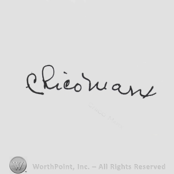 Mark with Signature: Chico Marx. | #563188