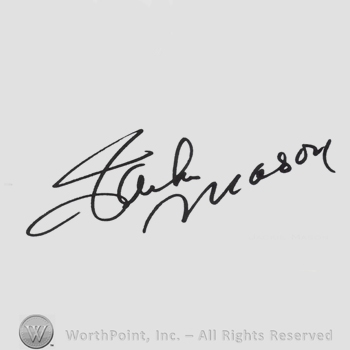 Mark with Signature: Jackie Mason. | #563191