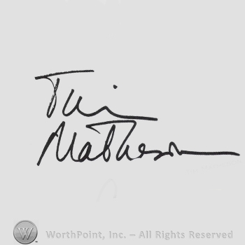 Mark with Signature: Tim Matheson. | #563193