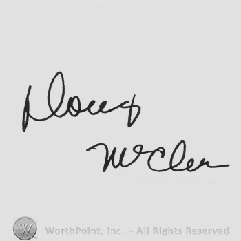 Mark with Signature: Doug McClure. | #563198