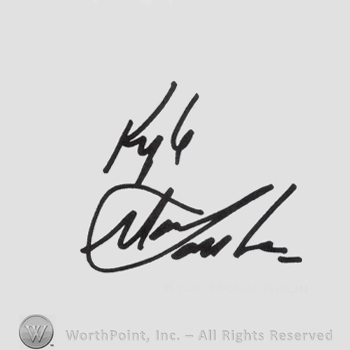 Mark with Signature: Kyle McLaughlin. | #563209