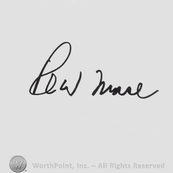 Mark with Signature: Robert Morse. | #563249