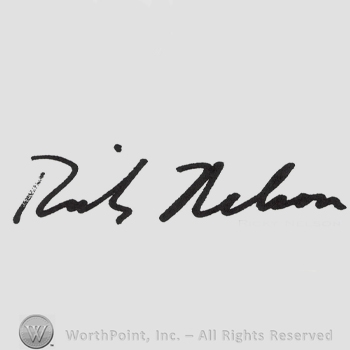 Mark with Signature: Ricky Nelson. | #563263