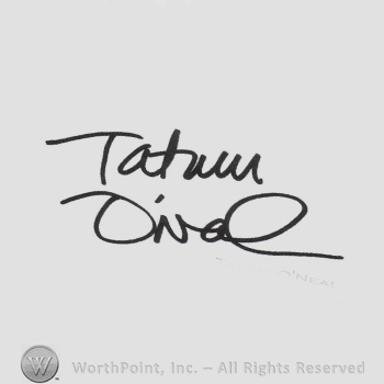Mark with Signature: Tatum O'Neal. | #563278
