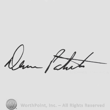 Mark with Signature: Dennis Patrick. | #563290