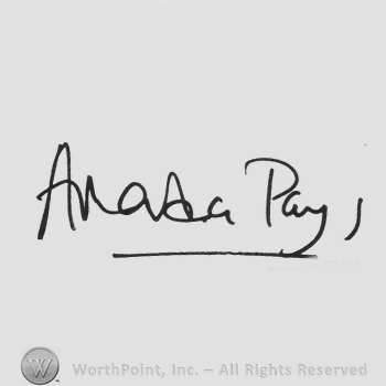Mark with Signature: Amanda Pays. | #563295