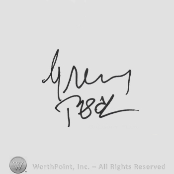 Mark with Signature: Gregory Peck. | #563296