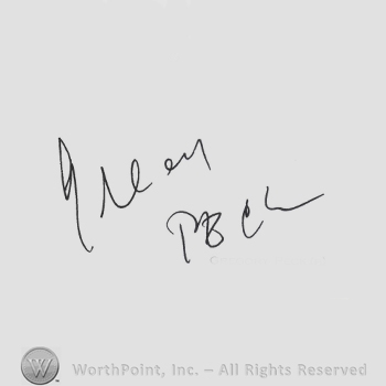 Mark with Signature: Gregory Peck. | #563297