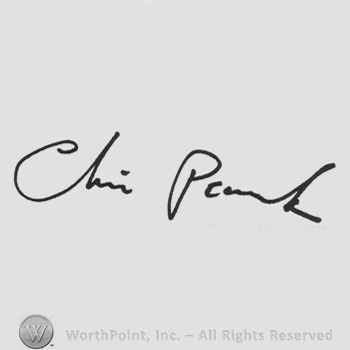 Mark with Signature: Chris Pennock. | #563304