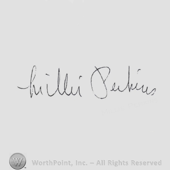 Mark with Signature: Millie Perkins. | #563309