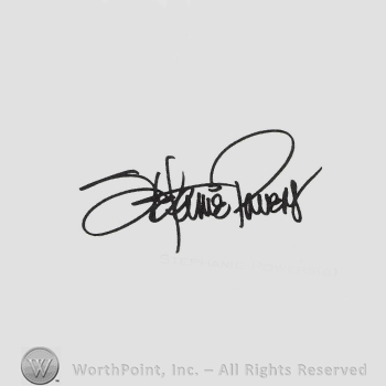 Mark with Signature: Stephanie Powers. | #563347