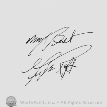 Mark with Signature: George Raft. | #563365