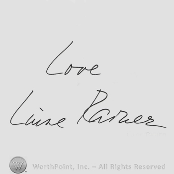 Mark with Signature: Luise Rainer. | #563366