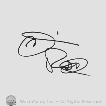 Mark with Signature: Chris Rock. | #563405