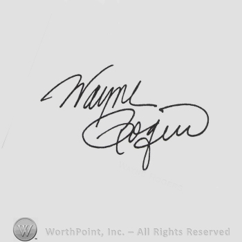 Mark with Signature: Wayne Rogers. | #563411