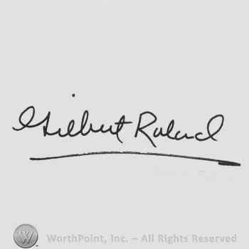 Mark with Signature: Gilbert Roland. | #563413