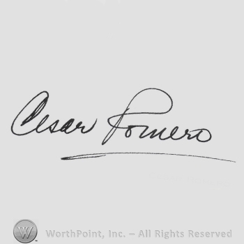 Mark with Signature: Cesar Romero. | #563415