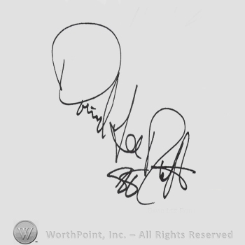 Mark with Signature: David Lee Roth. | #563419