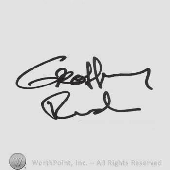 Mark with Signature: Geoffrey Rush. | #563421