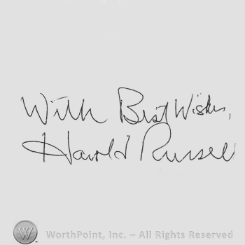 Mark with Signature: Harold Russell. | #563422