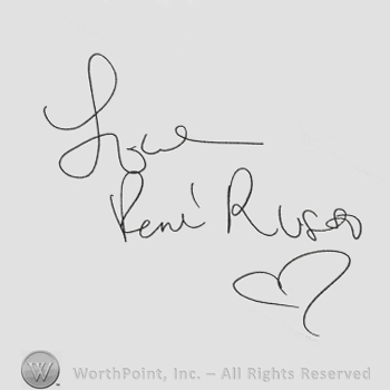Mark with Signature: Renne Russo. | #563425