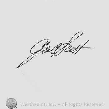 Mark with Signature: George C. Scott. | #563449