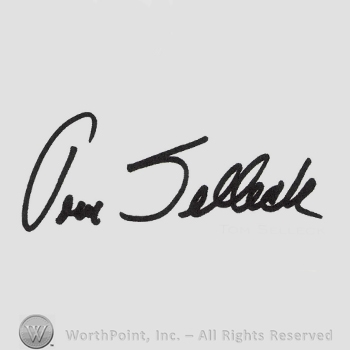 Mark with Signature: Tom Selleck. | #563454