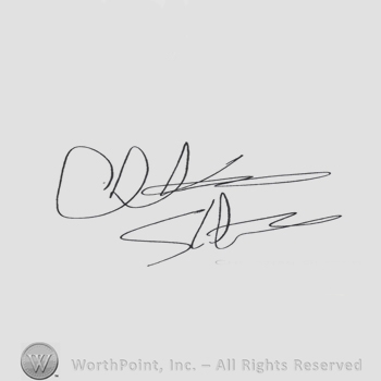 Mark with Signature: Christian Slater. | #563479