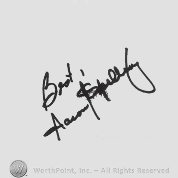 Mark with Signature: Aaron Spelling. | #563498