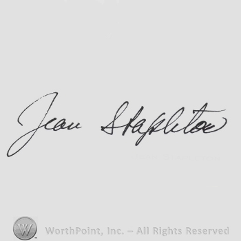 Mark with Signature: Jean Stapleton. | #563508