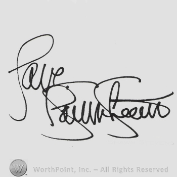 Mark with Signature: Shawn Stevens. | #563520