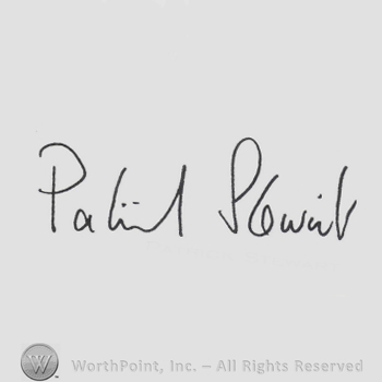 Mark with Signature: Patrick Stewart. | #563524