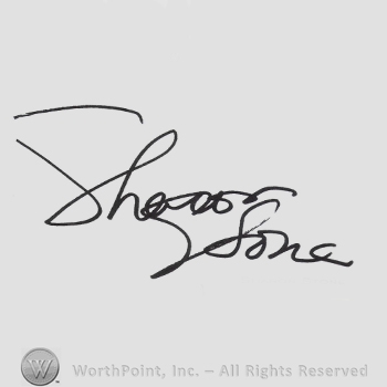 Mark with Signature: Sharon Stone. | #563526