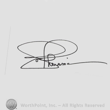 Mark with Signature: Joe Theismann. | #563550
