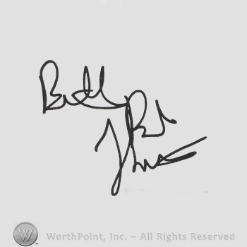 Mark with Signature: Billy Bob Thornton. | #563566