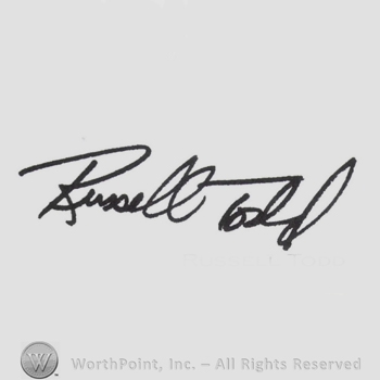 Mark with Signature: Russell Todd. | #563572