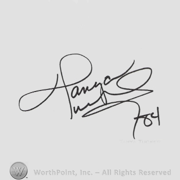 Mark with Signature: Tanya Tucker. | #563581