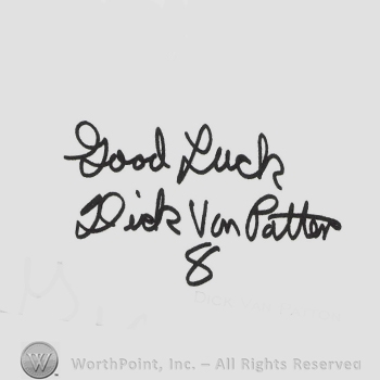 Mark with Signature: Dick Van Patton. | #563595