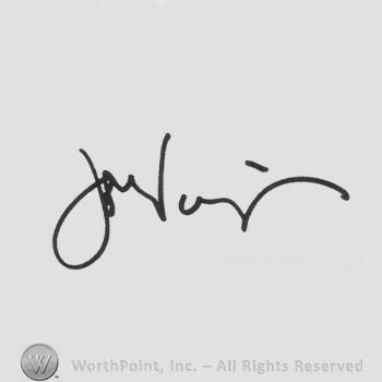 Mark with Signature: Jon Voight. | #563605