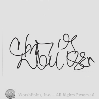 Mark with Signature: Chris Walker. | #563609