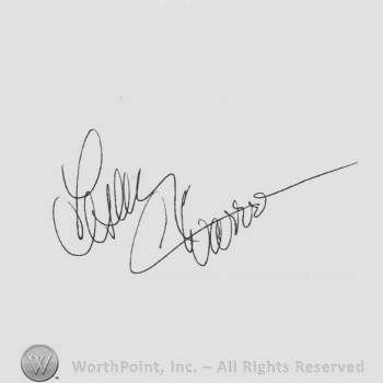 Mark with Signature: Lesley Ann Warren. | #563615