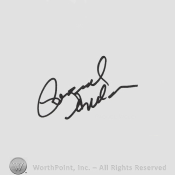 Mark with Signature: Raquel Welch. | #563619