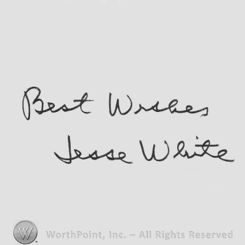 Mark with Signature: Jesse White. | #563628