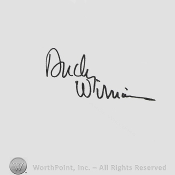 Mark with Signature: Andy Williams. | #563636