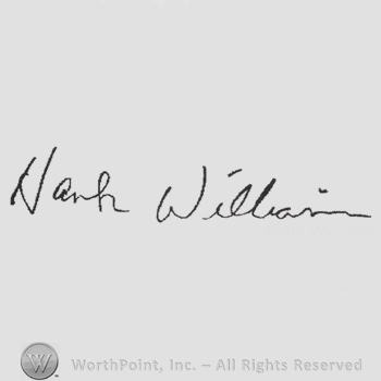 Mark with Signature: Hank Williams. | #563637