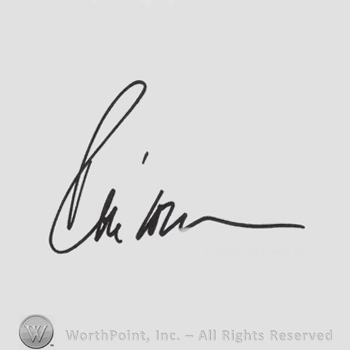 Mark with Signature: Robin Williams. | #563640